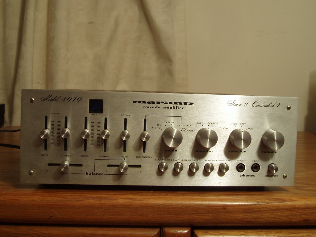 Marantz 4070 integrated quadraphonic amplifier w/ pre amp out For Sale ...
