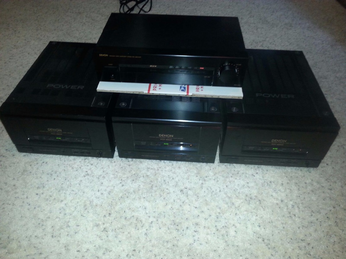 Denon System - 3 Denon POA-6600 Mono Amps,& Denon PRA-1200 Pre-Amp ...