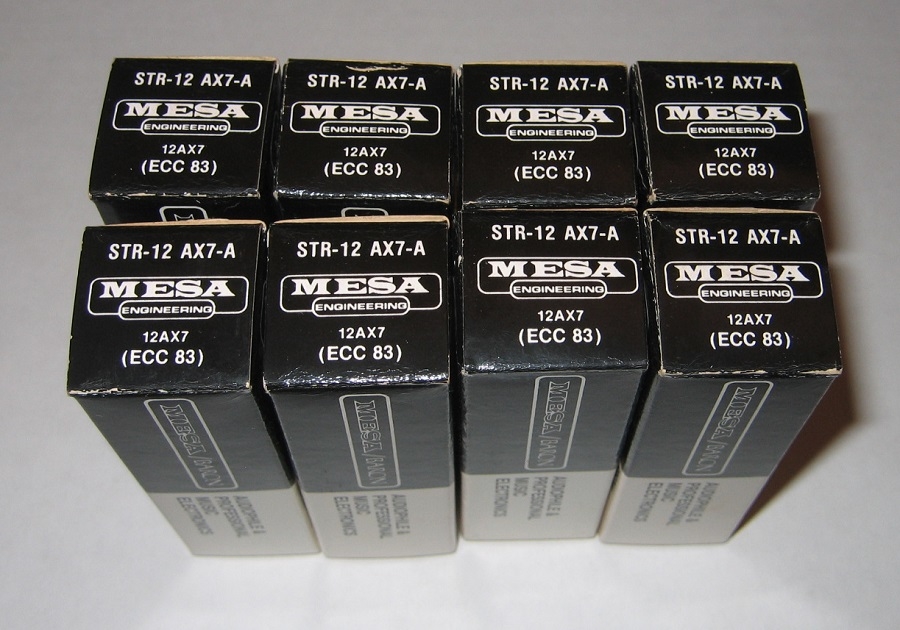 Mesa/Baron- EI STR 12AX7A NOS Smooth-Plate Tube Quad (Yugo pre-war ...