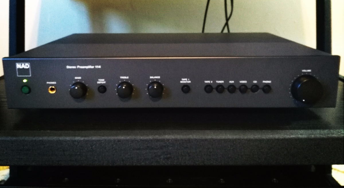 NAD 114 Preamplifier Excellent Sound Super Clean For Sale US Audio NAD 114 Preamplifier Excellent Sound Super Clean For Sale US Audio