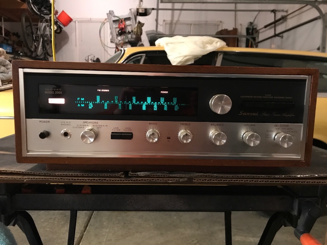 Vintage Sansui 2000 Solid State Home Stereo Receiver For Sale - US ...