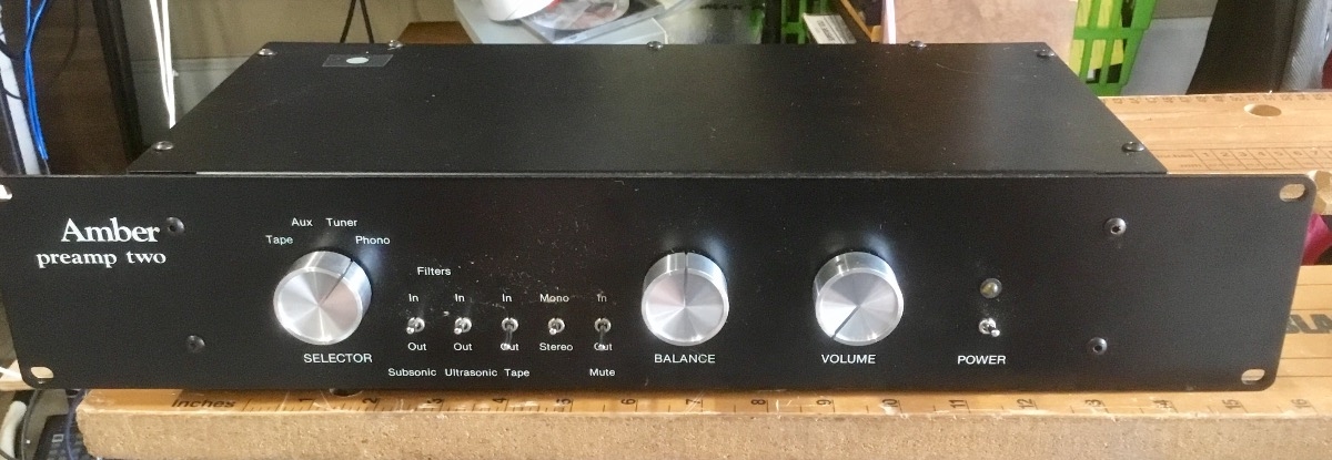 Amber 7 preamp For Sale Or Trade - US Audio Mart