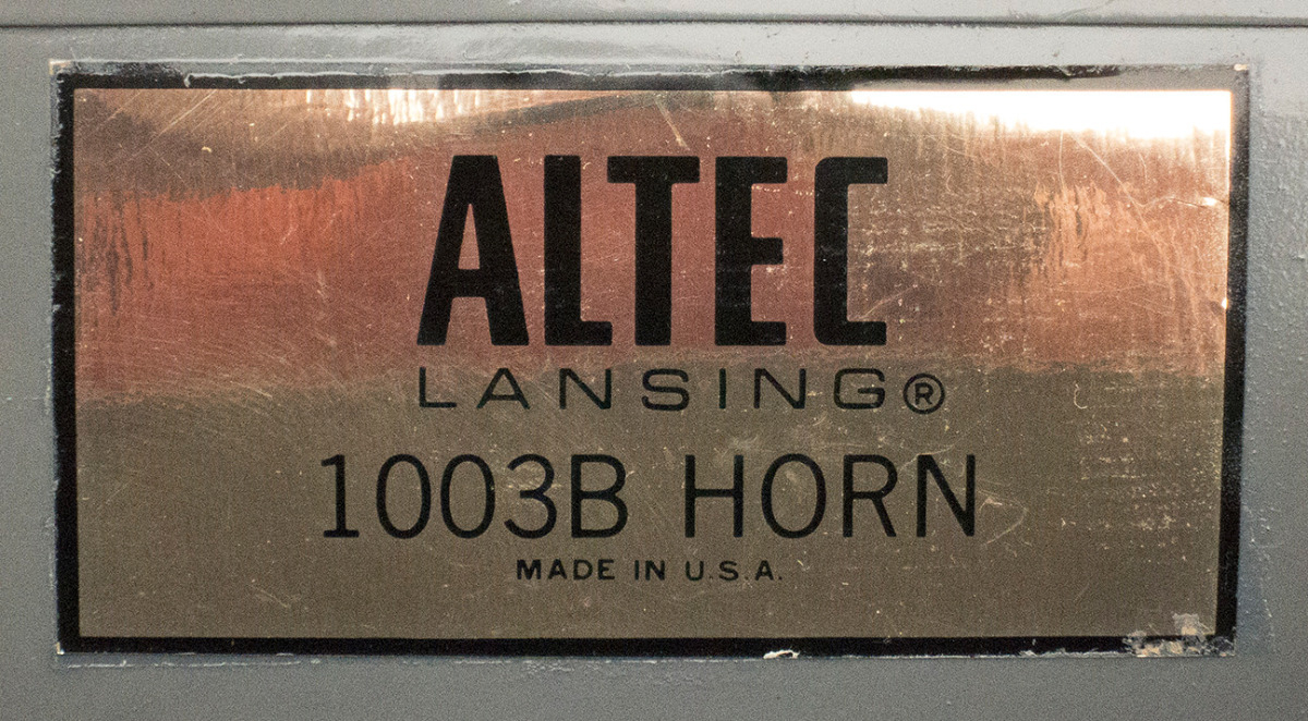 Altec Lansing 1003B MultiCel Horn Pair For Sale - US Audio Mart