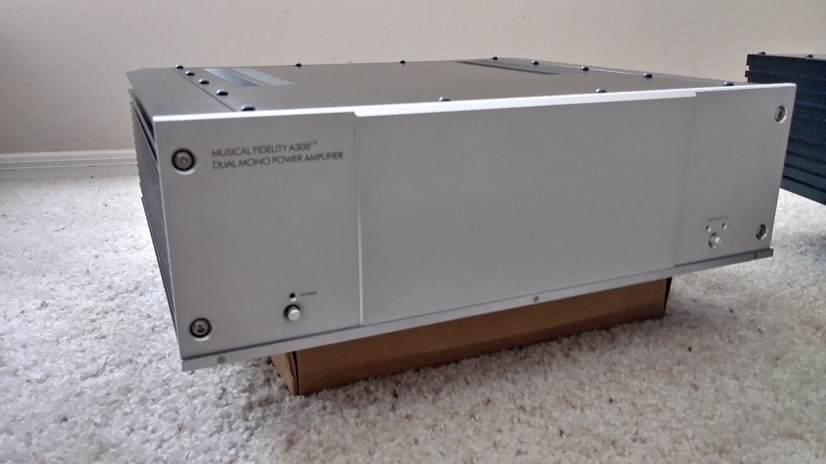 Musical Fidelity A308Cr solid state amplifier with 250/450- watts ...