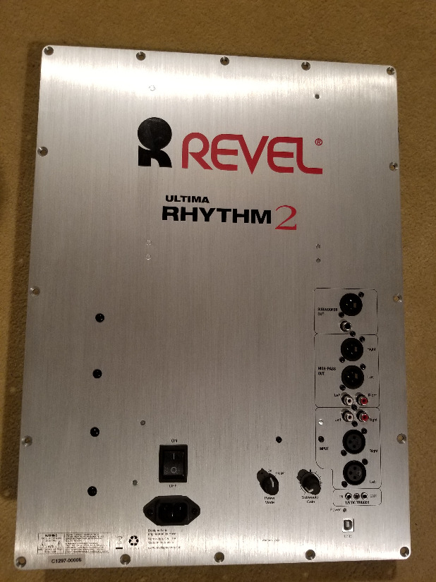 Revel Rhythm2 Subwoofer amplifier, 2 x 1000Wrms For Sale - US Audio Mart