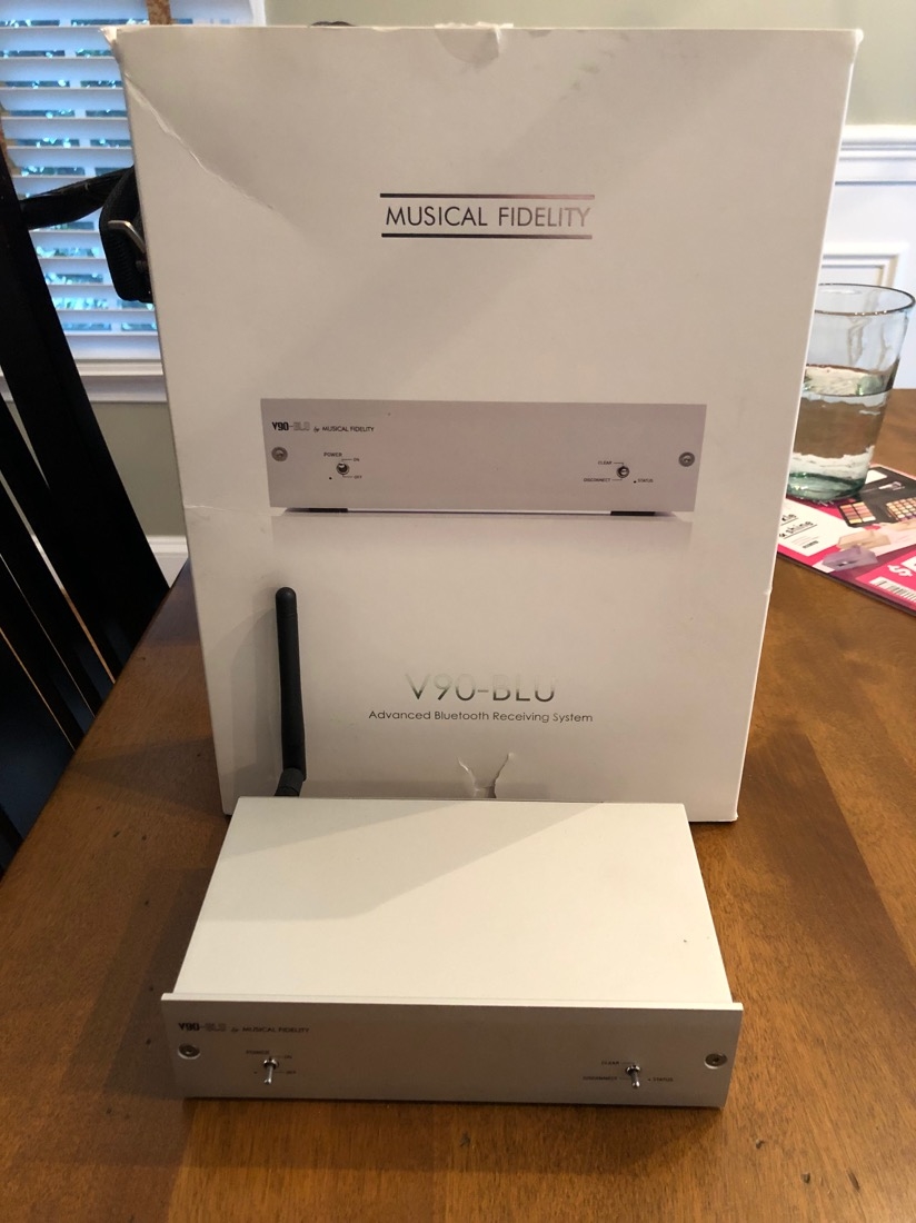Musical Fidelity V90-BLU Digital Streamer w/ Bluetooth aptX, Upsampling ...