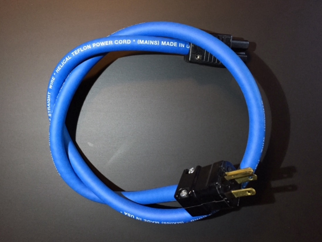 Straight Wire Blue Thunder 1M power cord For Sale - US Audio Mart