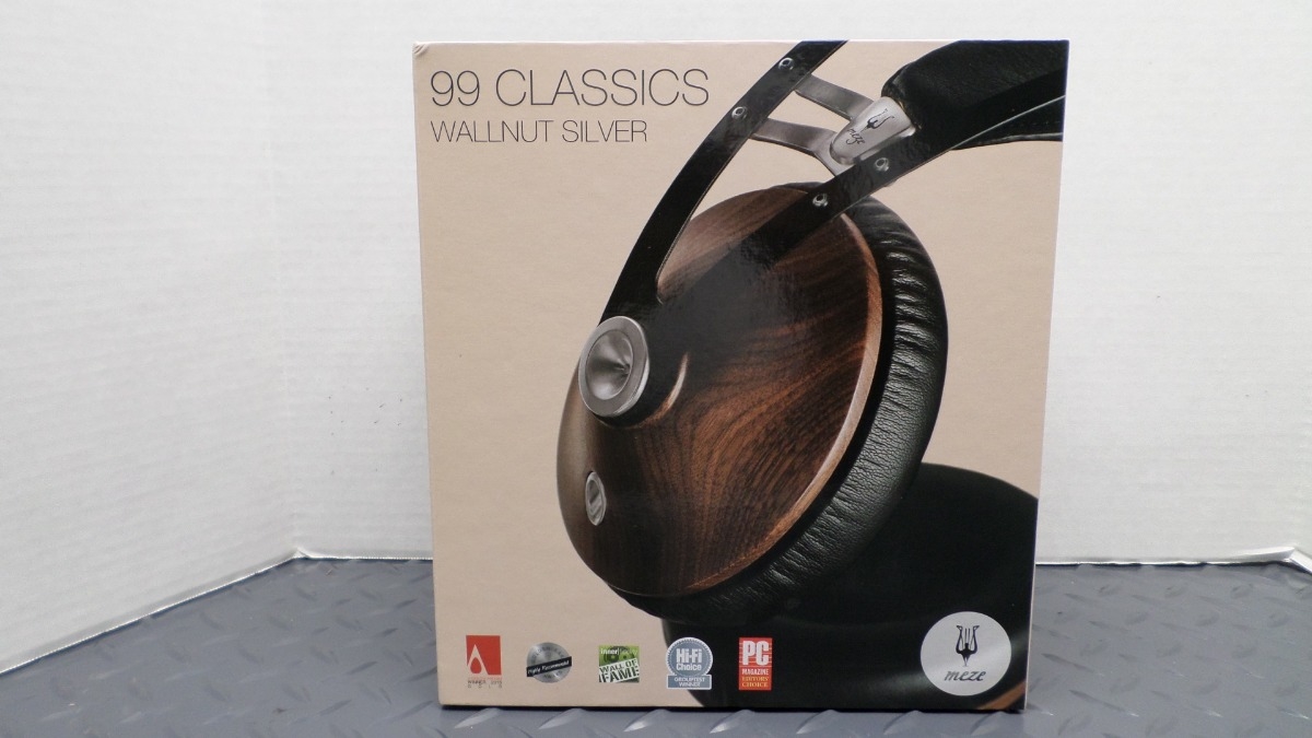 MEZE 99 Classics, Walnut/Silver Like New in box with extra pair of new ...