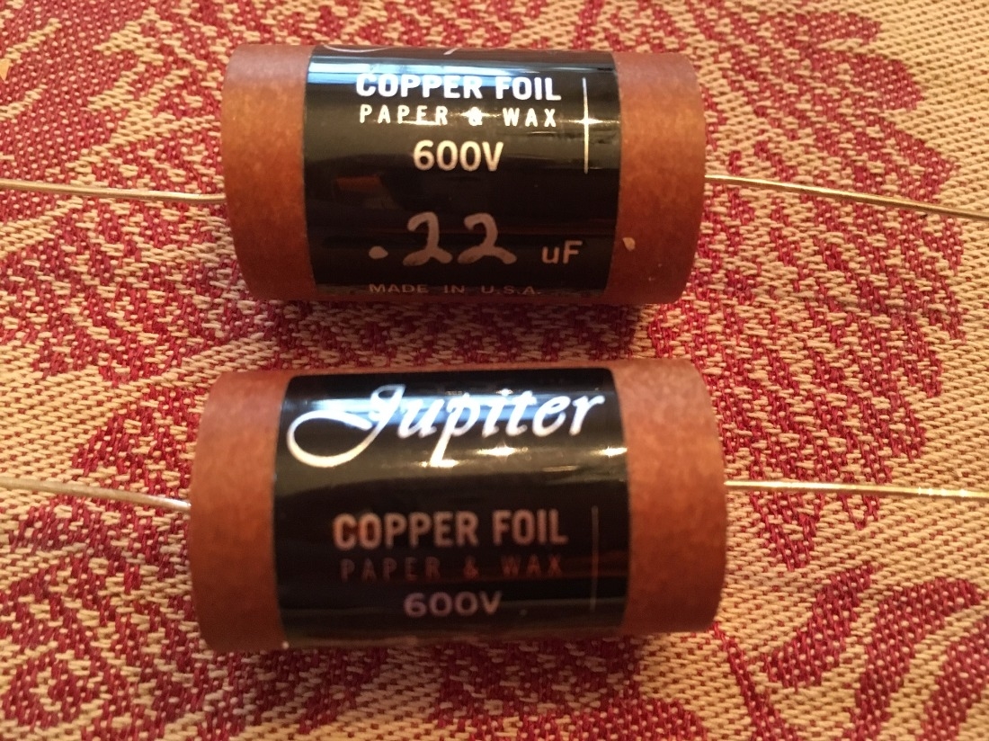 Jupiter Condensers Capacitor Copper Foil Paper & Wax, 0.22uf For Sale ...