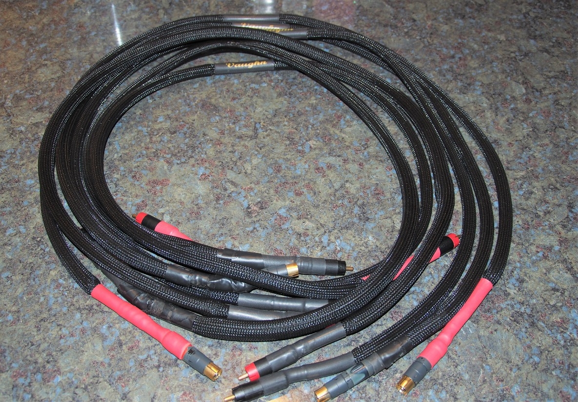 Vaughn Loudspeaker Cable Blowout 3 pr.Interconnects and a pr of speaker ...