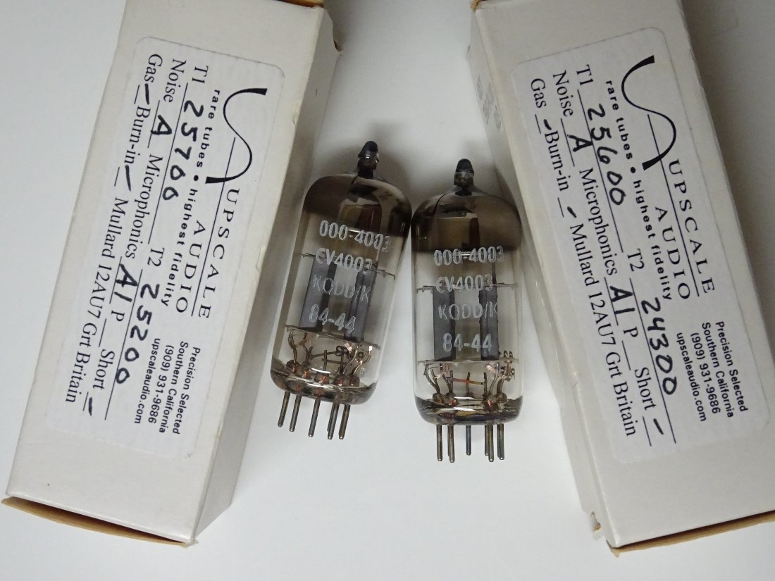 Mullard 12AU7 (4003) matched pair Amplitrex tested w/orig boxes For ...