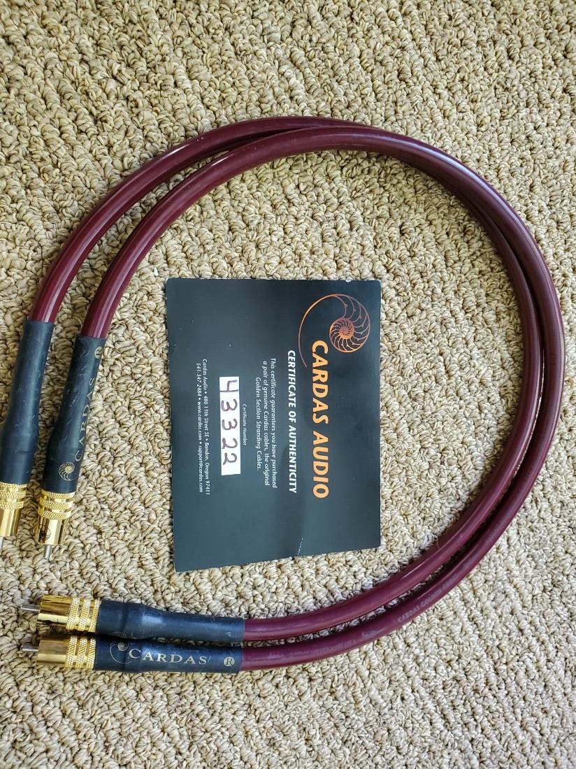 Cardas Golden Cross Interconnects For Sale - US Audio Mart