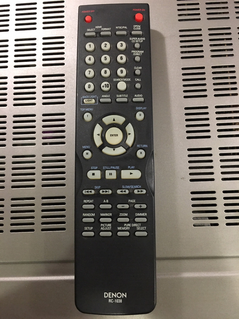 Denon RC1038 remote For Sale - US Audio Mart