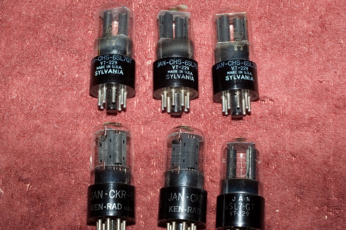 6SL7GT (VT-229) Tubes - 6 used For Sale - US Audio Mart