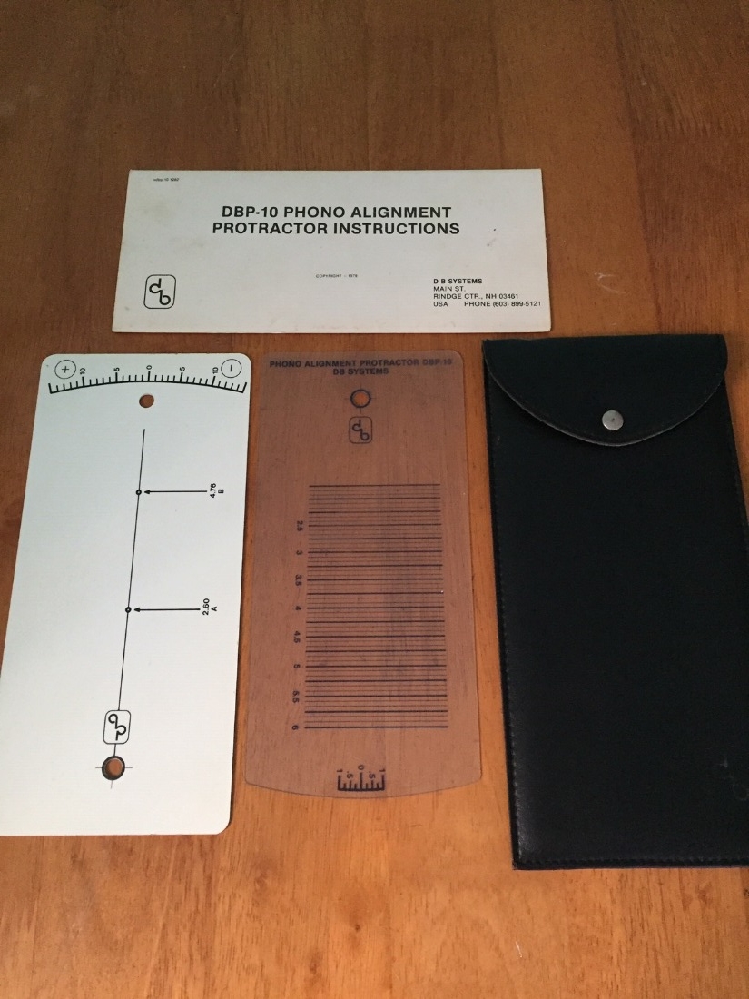 DB Systems Cartridge Alignment Protractor For Sale - US Audio Mart