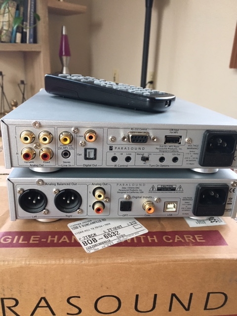 Parasound Zcd and Zdac For Sale - US Audio Mart