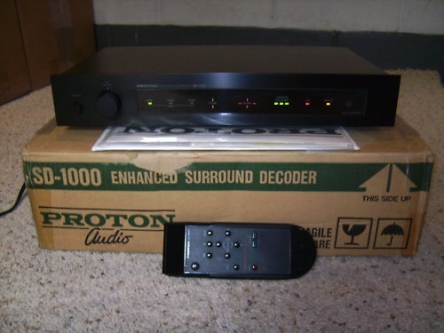 Proton SD-1000 Enhanced Surround Decoder with Remote (NOS or Excellent ...