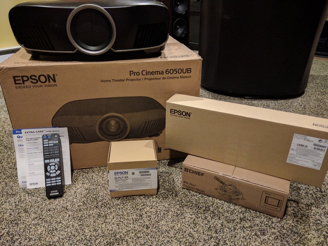 new Epson Pro Cinema 6050UB 4k HDR 10 projector For Sale - US Audio Mart