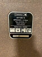 Celestion ditton 15 Classic Vintage great condition and great working ...