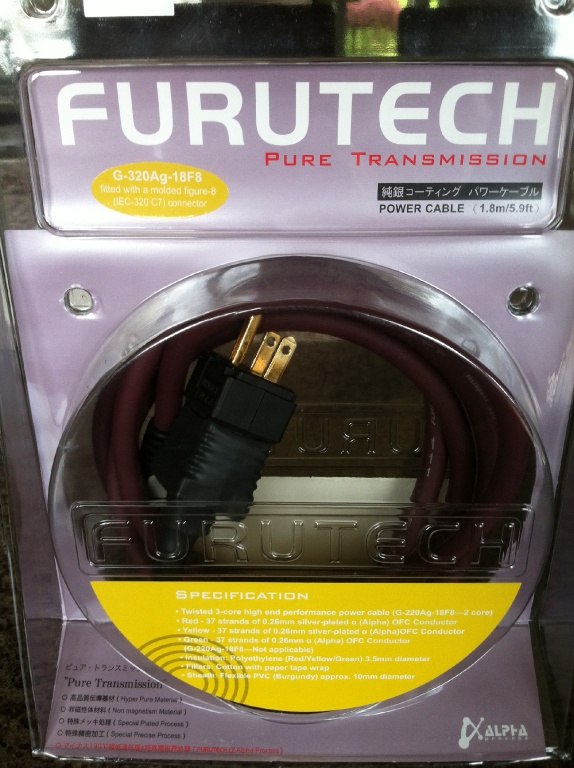 Furutech FP-320Ag Power cable with C7 IEC like new For Sale - US Audio Mart
