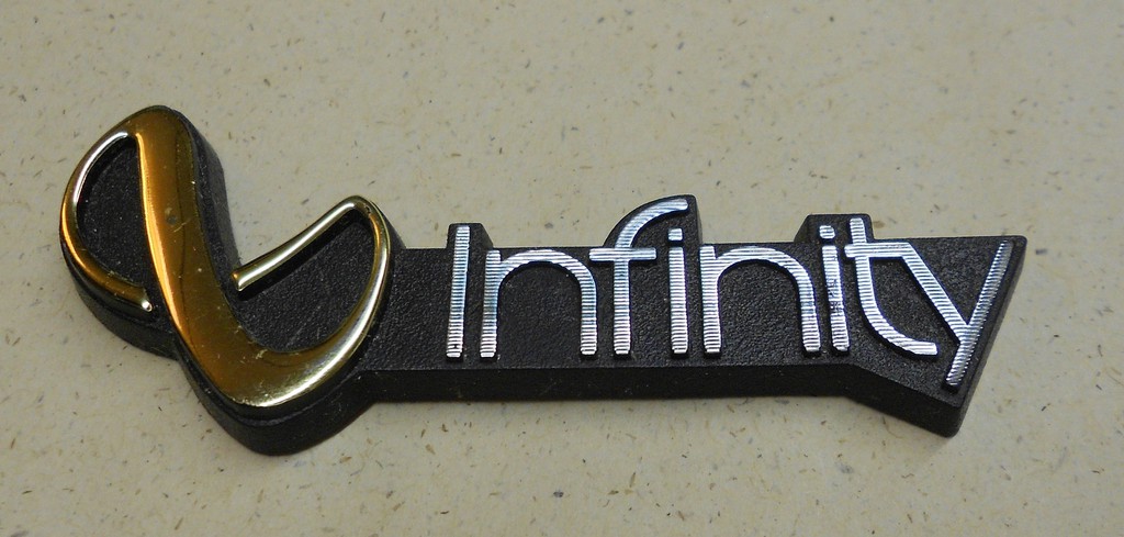 Infinity plastic speaker badge For Sale - US Audio Mart