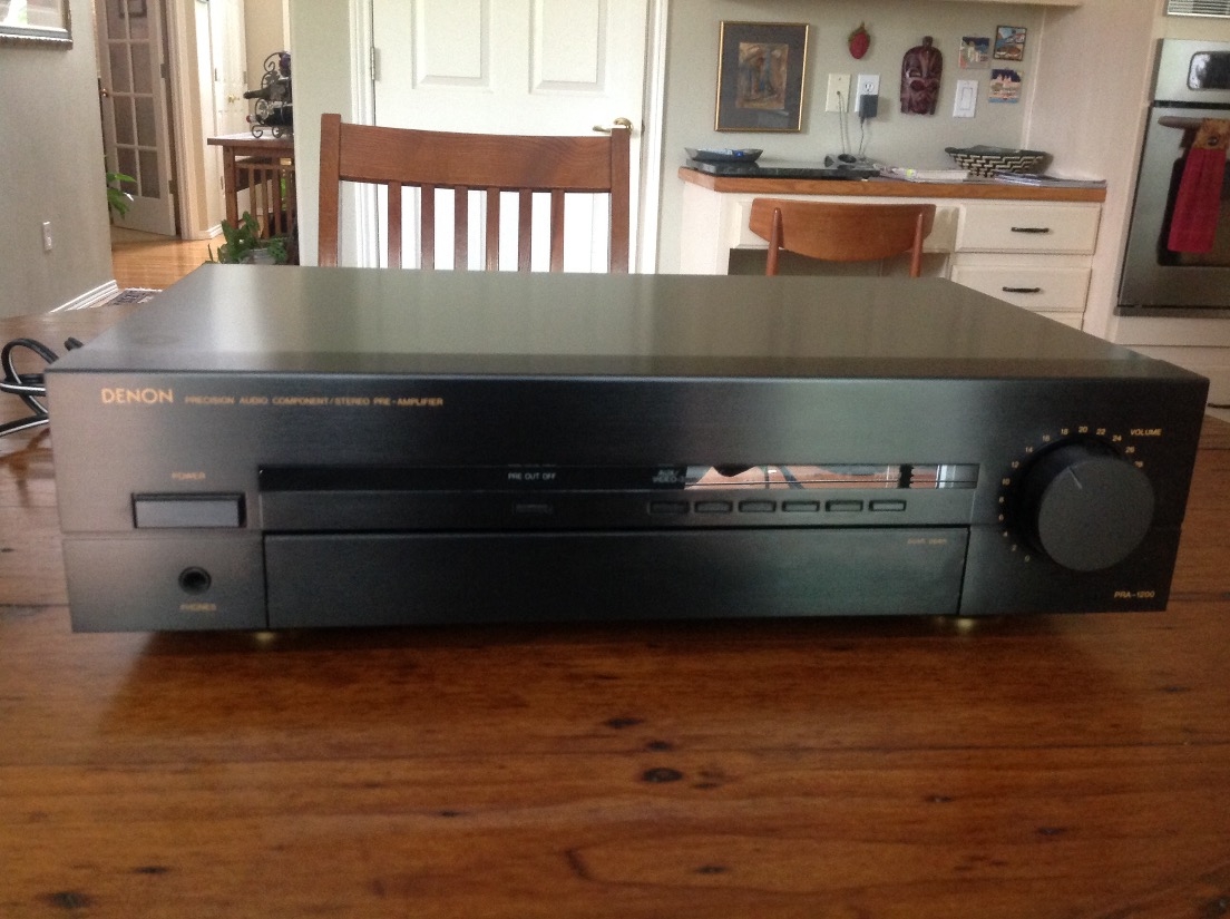 Denon PRA 1200 Stereo Preamp with mm/mc phono stage For Sale - US Audio ...