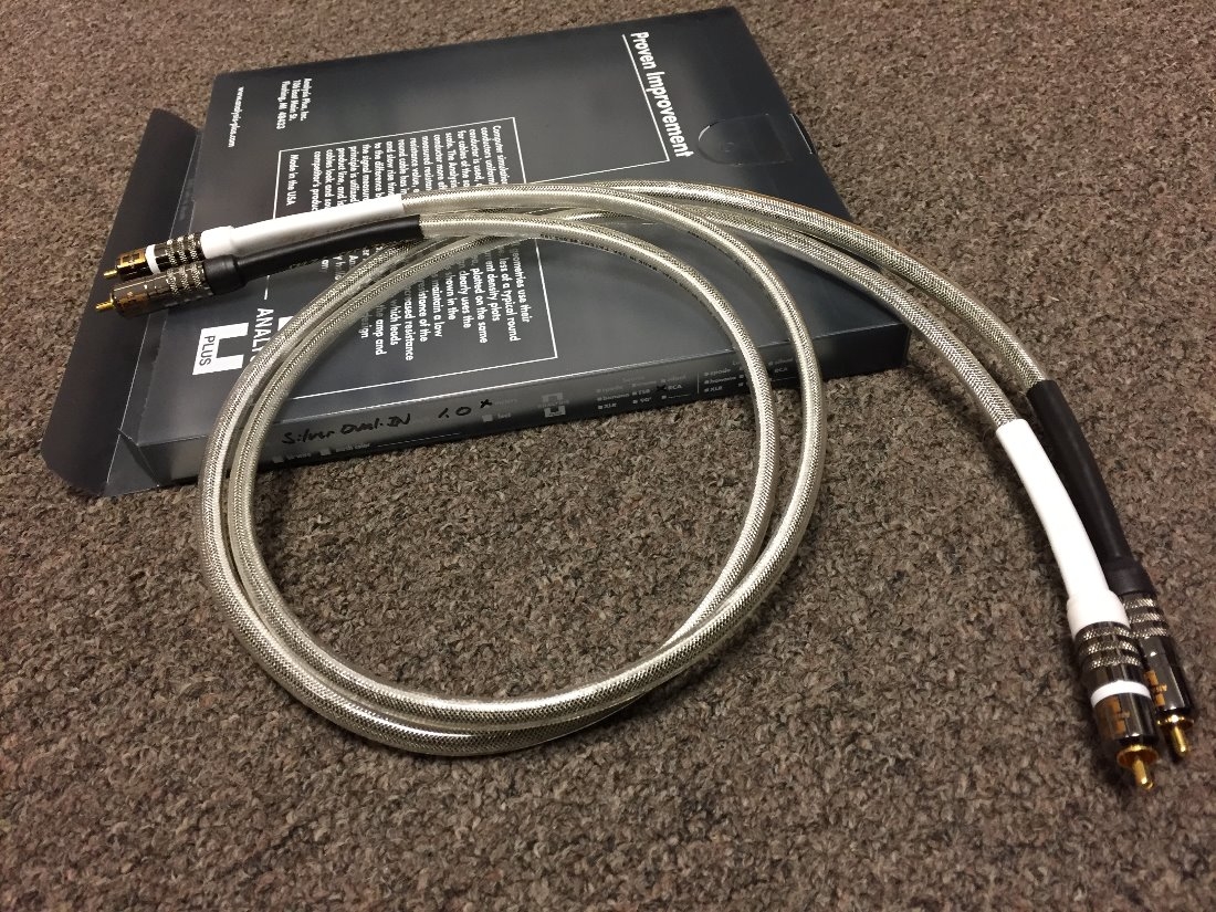 Analysis Plus Silver Oval-In Interconnects, 1 meter RCA For Sale - US ...