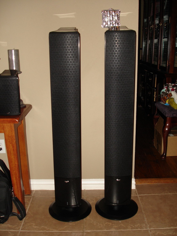 Klipsch Icon XF-48 Floorstanding Powered Speakers Dealer Ad - US Audio Mart
