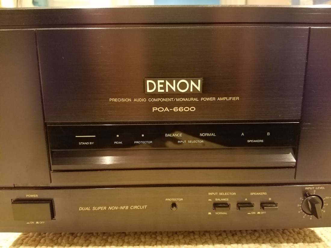 Pair of Denon POA-6600 For Sale - US Audio Mart