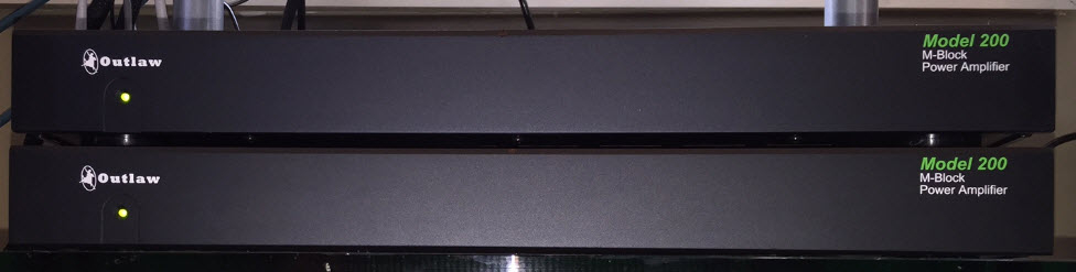 Outlaw M200 M-Block amps - sold as a pair, very good condition For Sale ...