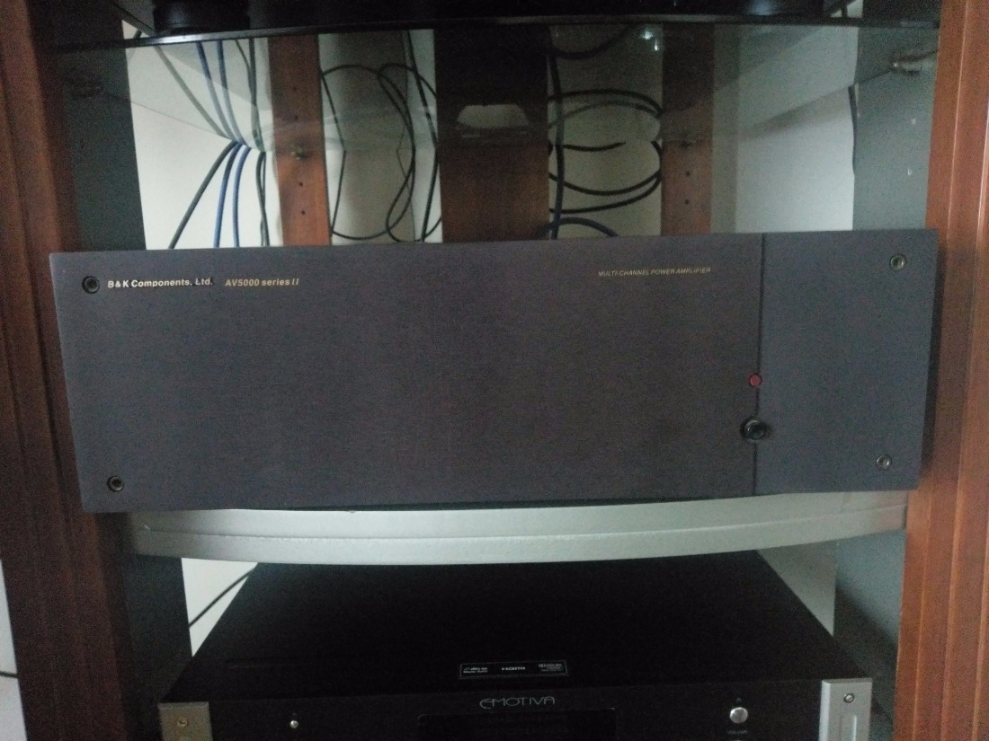 B & K AV5000 series II - 5 Channel Amplifier (125w x 5) For Sale - US ...