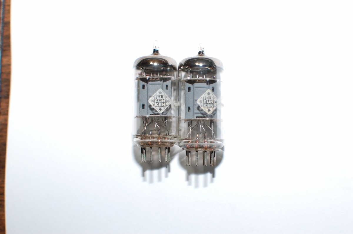 Telefunken ECC82 12AU7 NOS tubes 1pair ribbed plate For Sale - US Audio ...