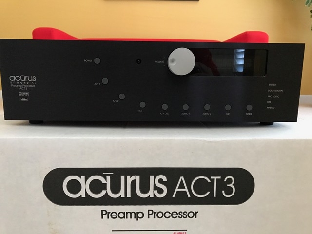 Price Reduced! Acurus ACT-3 (ACT3) Surround Sound Preamp Processor ...