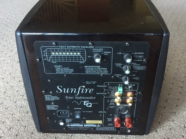 Sunfire 10" True EQ Subwoofer For Sale - US Audio Mart