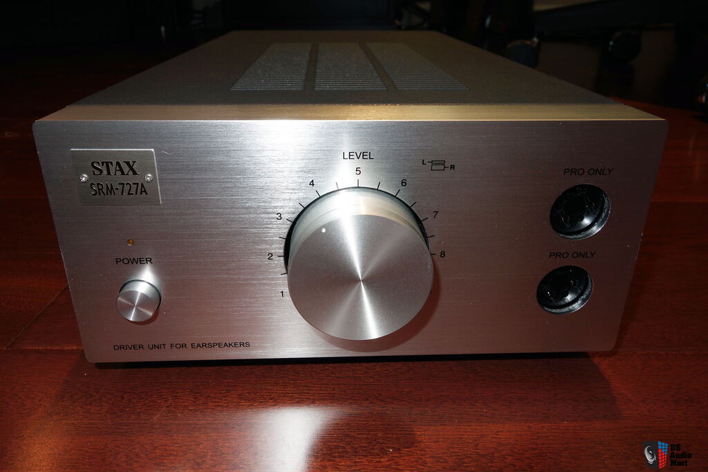 Stax SRM-727A Electrostatic Headphone Amplifier (100V) Class A NON-NFB ...