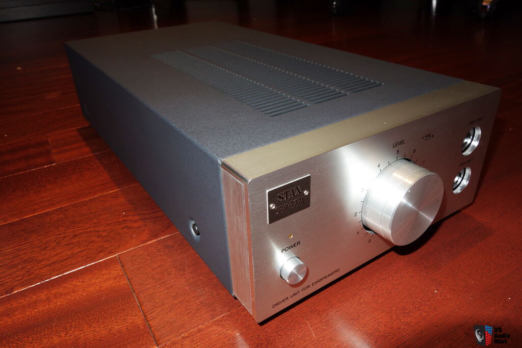 Stax SRM-727A Electrostatic Headphone Amplifier (100V) Class A NON-NFB ...