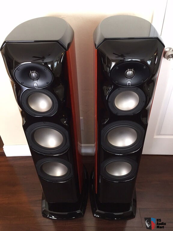 Revel Ultima studio2 finished in mahogany high-gloss Real wood veneer ...