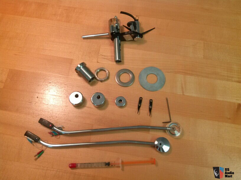 ROCK BOTTOM PRICE -- Moerch Morch UP-4 tonearm, w/ 2 arm tubes!! Photo ...