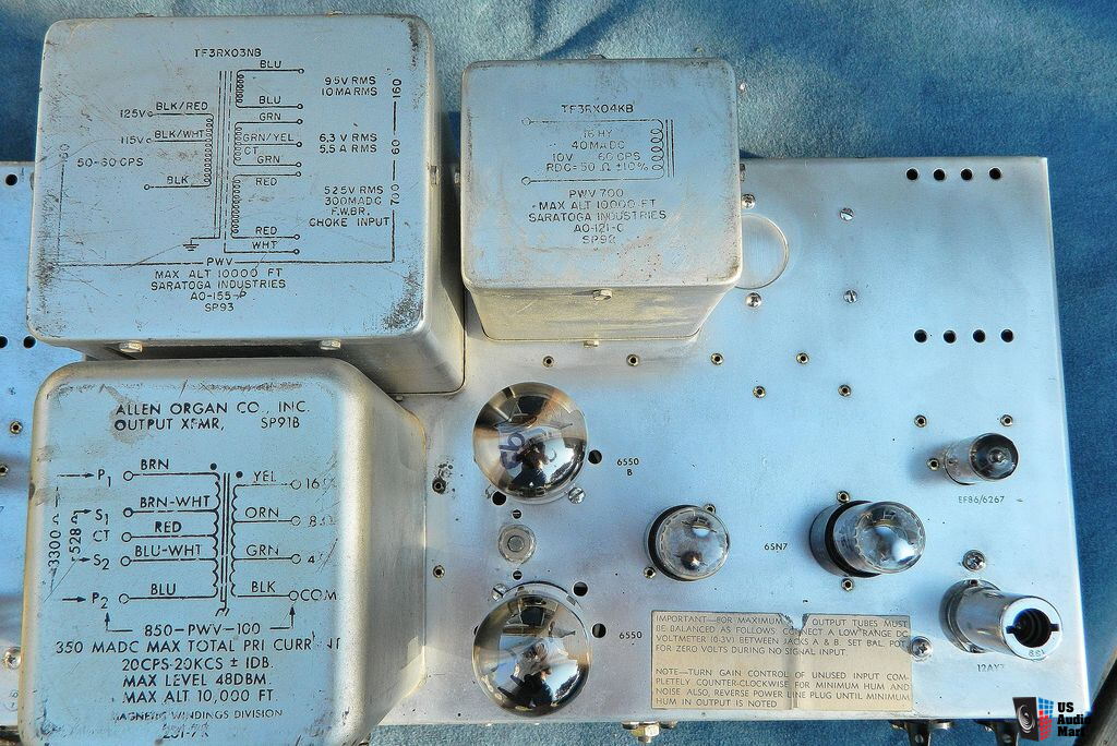 2 Allen Organ Model 75 Monoblock Amplifiers Photo #1017406 - UK Audio Mart
