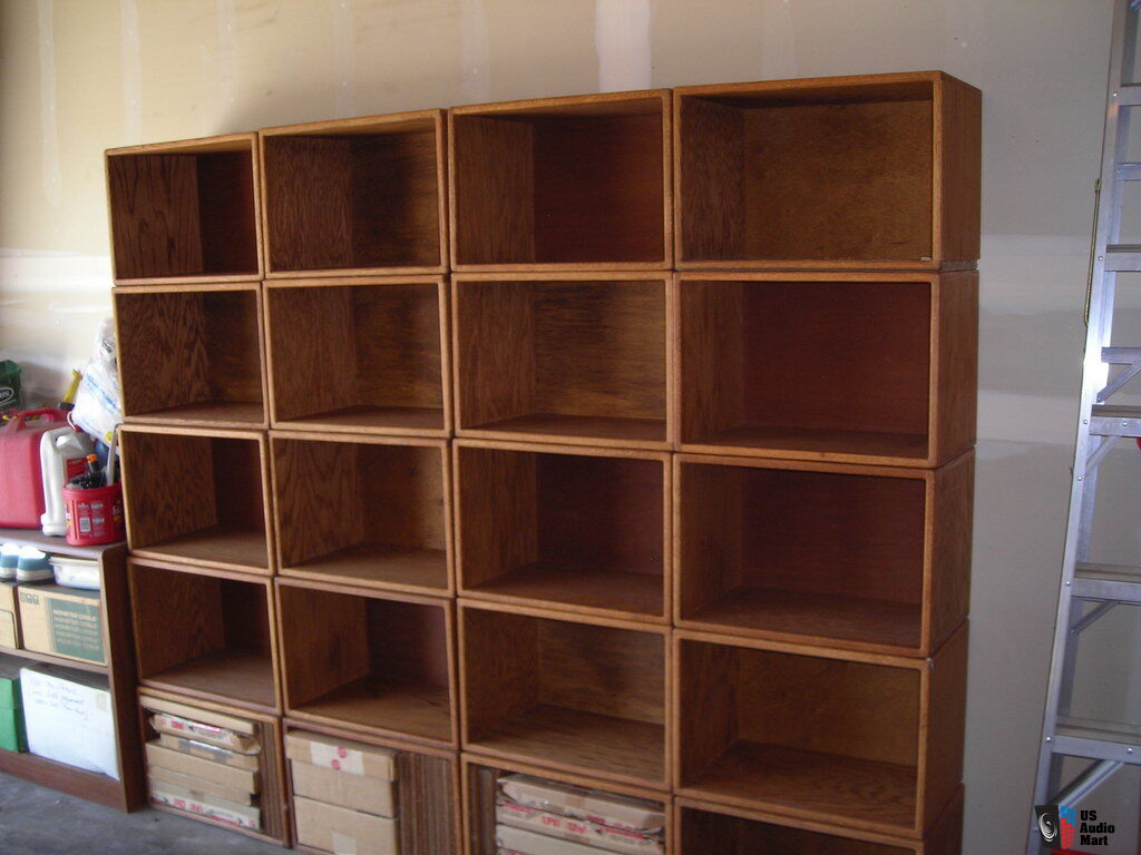 Custom Solid Oak Record Crates Photo #1018763 - US Audio Mart