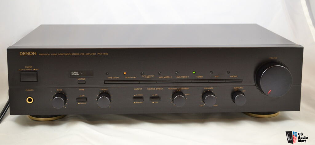 Denon PRA-1500 Preamp in Orignal Box with RC-122 Original Remote ...