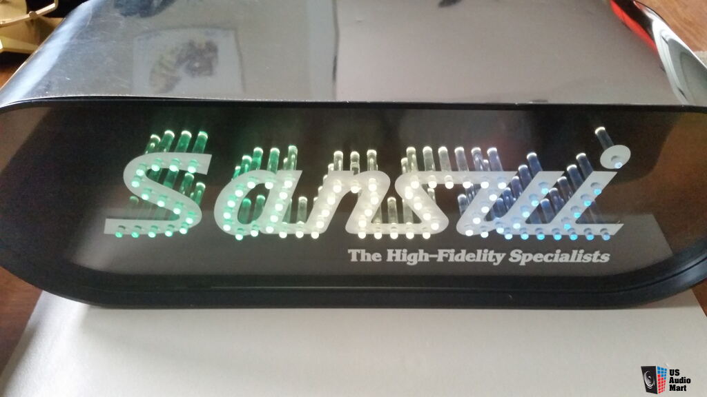 Sansui Lighted Dealer Sign • Scrolling Lite-Brite Effect Photo #1022537 ...