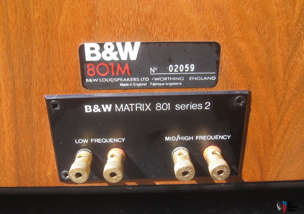 B&W Matrix 801 Series 2 loudspeakers Photo #1025654 - US Audio Mart