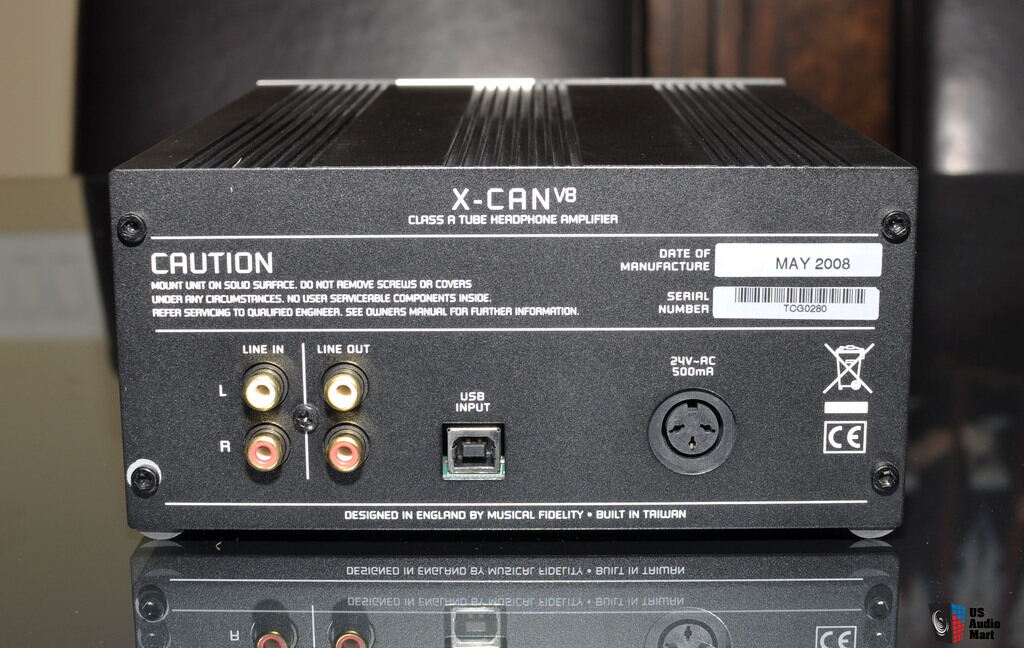 Musical Fidelity X-Can V8 Vacuum Tube Headphone Amplifier DAC Photo ...