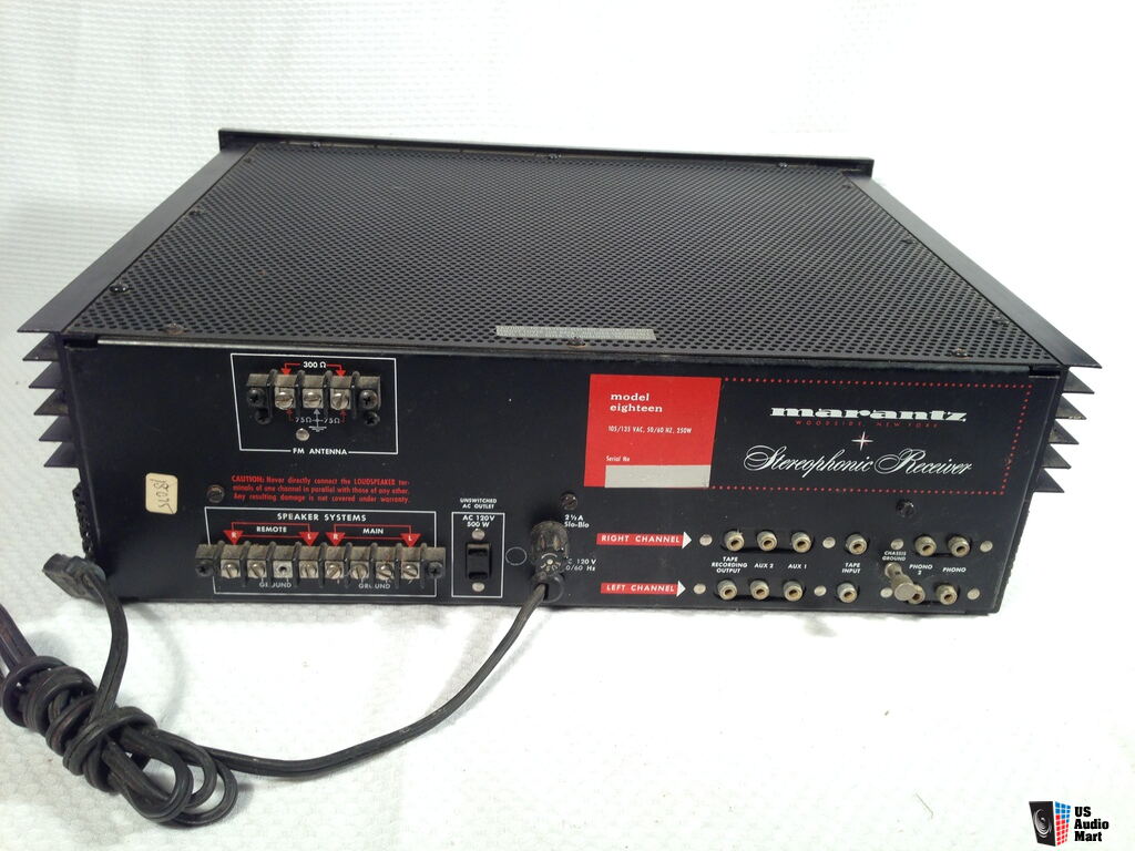 Marantz Model 18 Eighteen Stereo Receiver Photo #1032855 - US Audio Mart