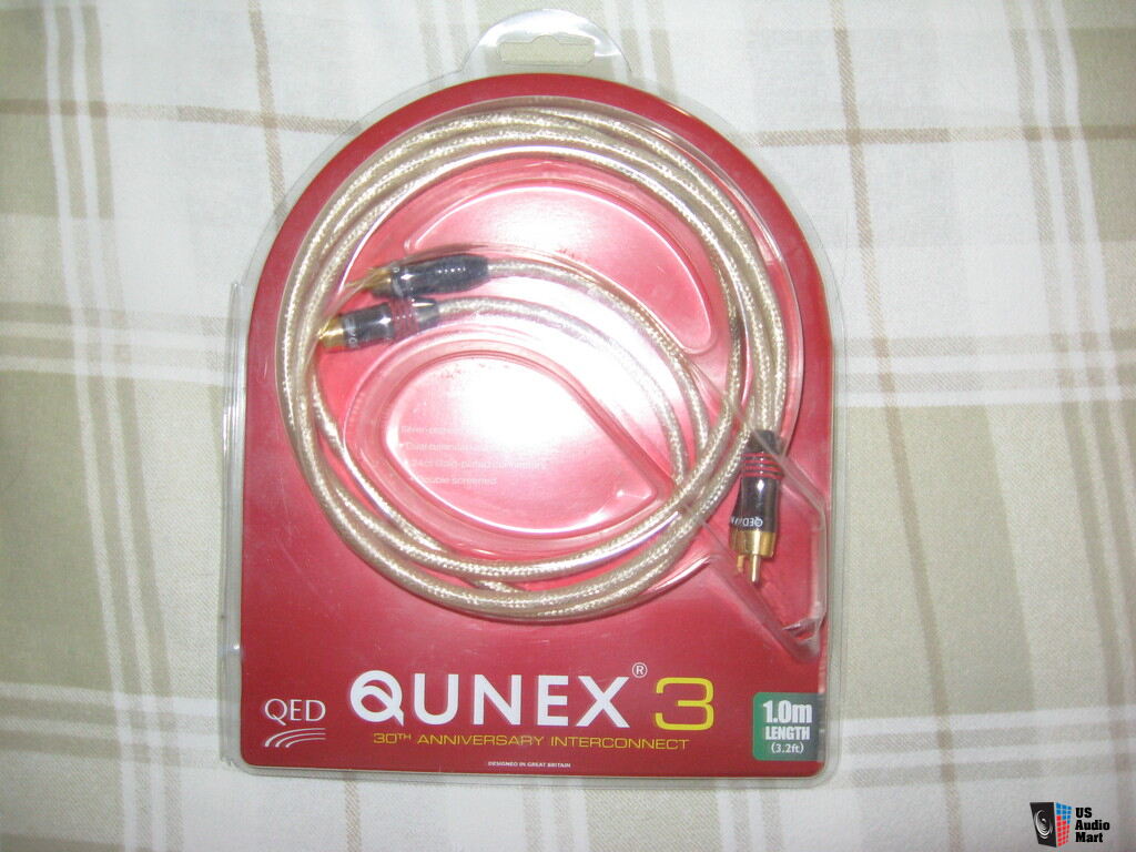 Qed Qunex 3 1 m RCA interconnects For Sale - US Audio Mart