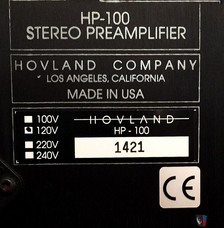 Hovland HP100 MC Tube Preamp w/ MC Phono Photo #1039483 - UK Audio Mart