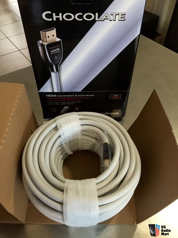 NEW AudioQuest - Chocolate HDMI Cable 20M 20 Meter (65'7") For Sale ...