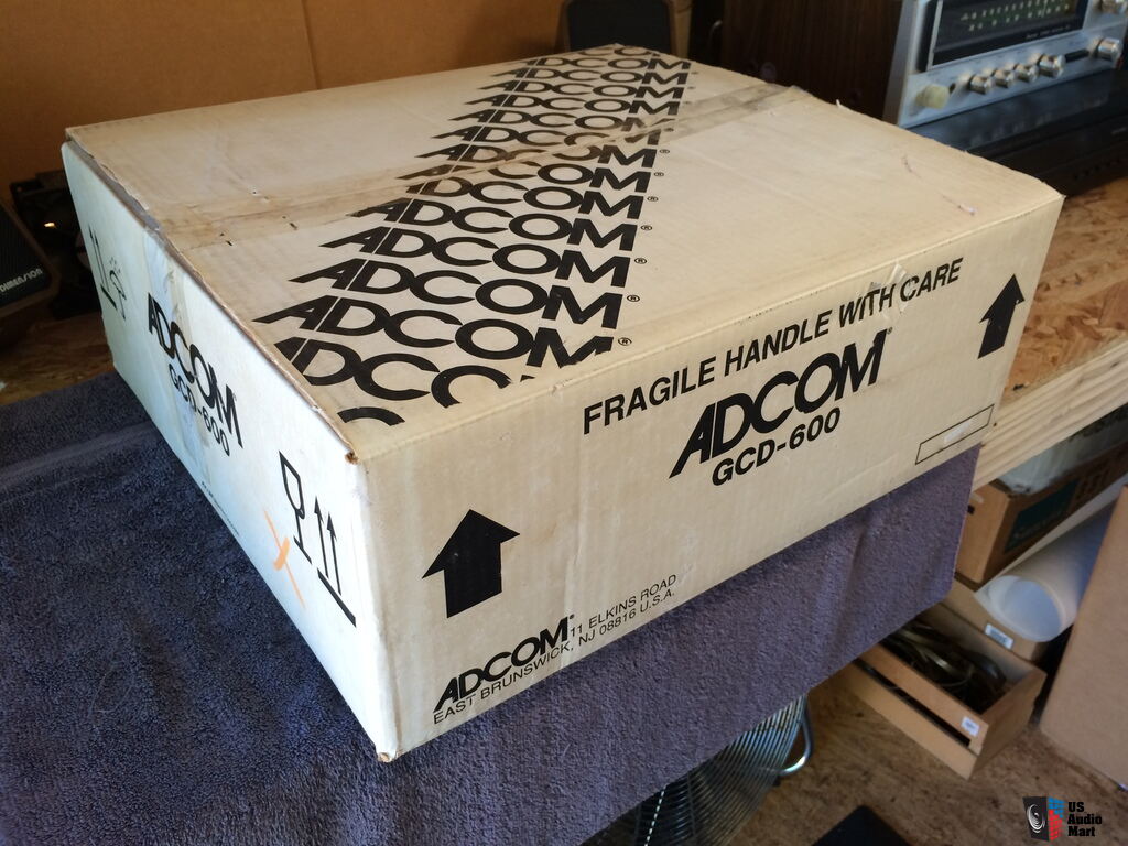 Adcom GCD 600 CD player in nice shape with original remote and box ...