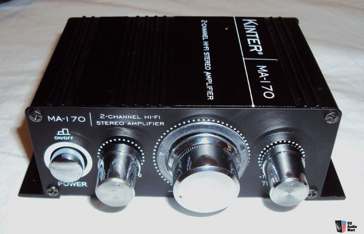 MODIFIED Kinter MA-170 Power Amplifier with REAL Power Supply & Car ...